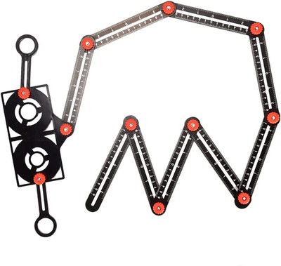 Ai 's new festival ruler six-fold ruler multi-fold universal ruler A4U5 ...