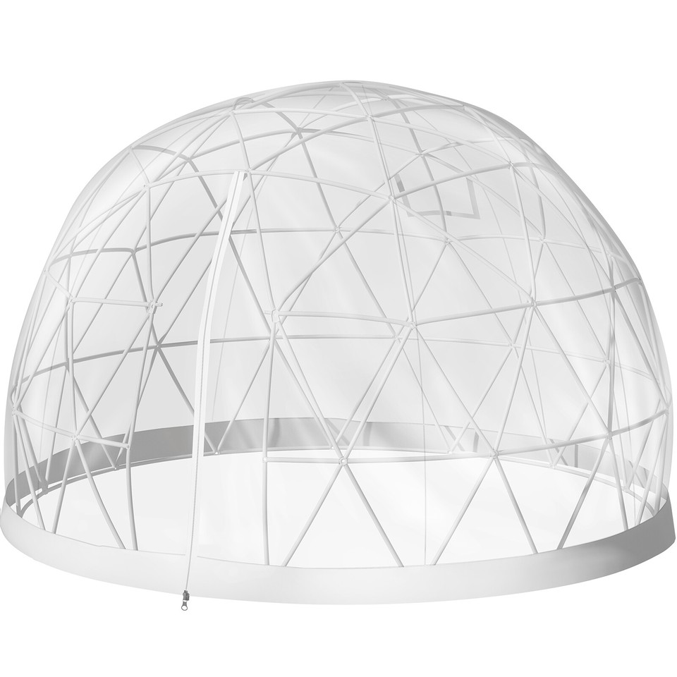 Garden Dining Pod Dome All Weather Canopy Shelter (FRAME) Bubble Tent ...