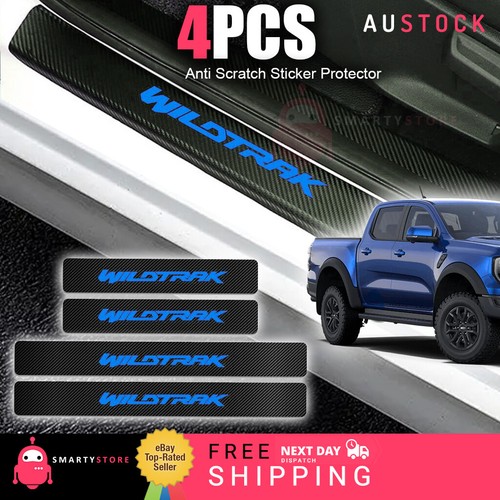 For Ford Ranger Wildtrak Car Door Sill Scuff Anti Scratch Sticker ...