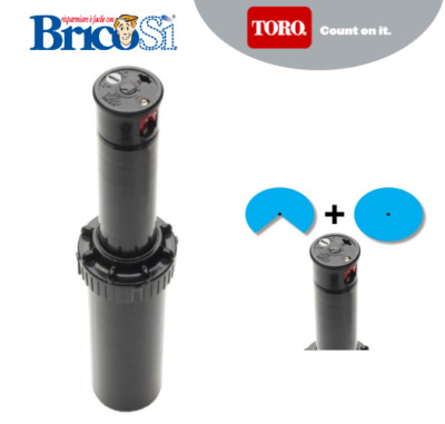 TORO MINI 8 IRRIGATORE DINAMICO A TURBINA 5 UGELLI INTERCAMBIABILI ...