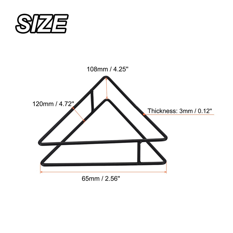 Coaster Holder, 1pcs - Triangle for Round and Square, Holds 4 Coasters ...