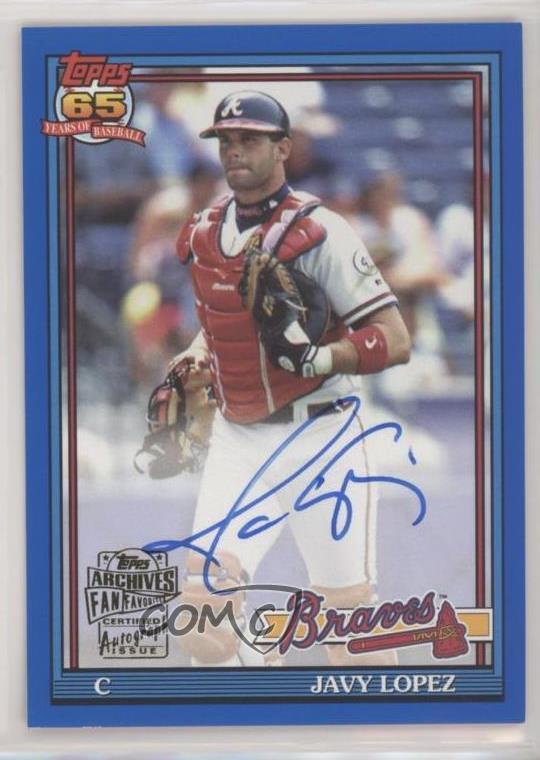 2016 Topps Archives - Fan Favorites Autographs 1991 Design Blue Border ...