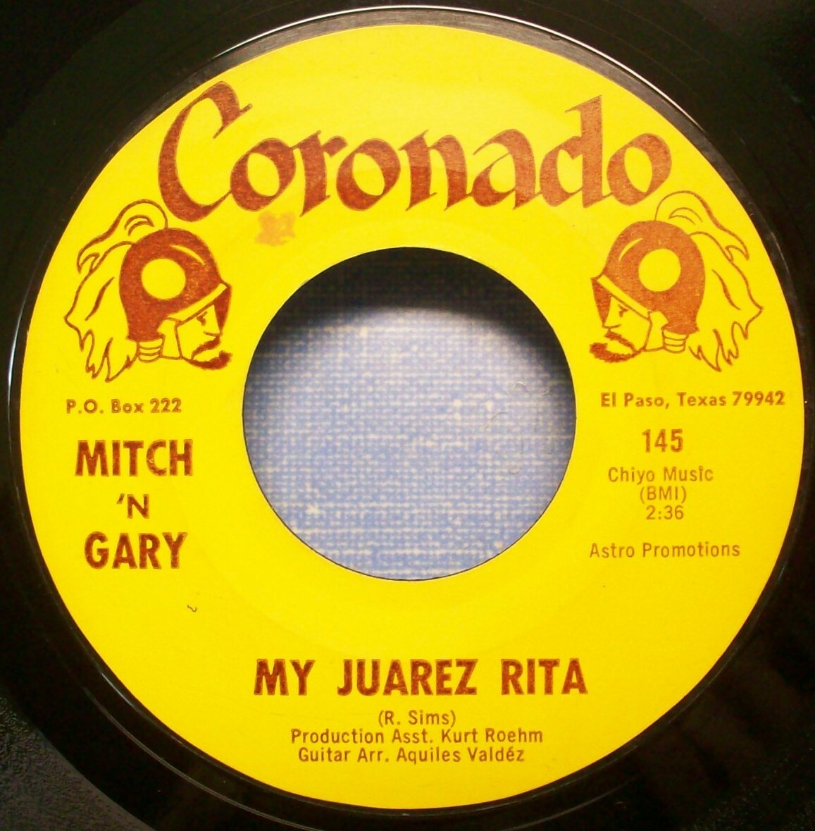 Mitch & Gary - My Juarez Rita - 1968 Folk 45 on Coronado - El Paso | eBay