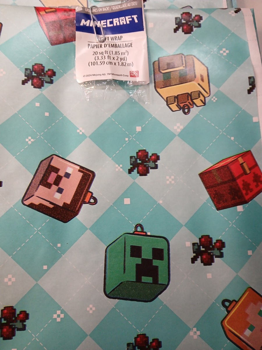 Minecraft Wrapping Paper