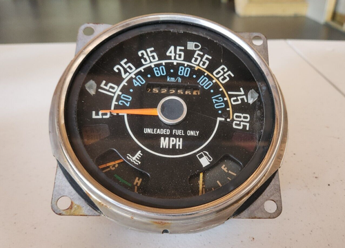 Jeep 76-86 CJ OEM Speedometer CJ5 CJ7 CJ8 Fuel Temp Gauge 85 mph ...