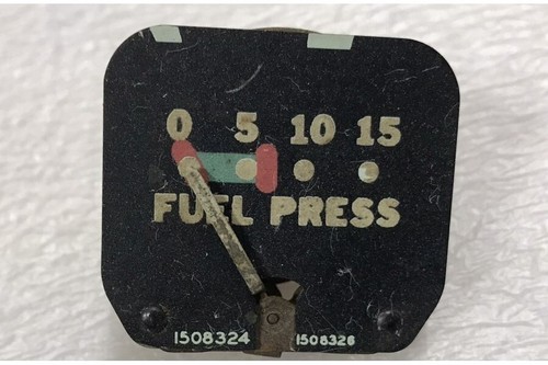 1508324, 1508326, Piper Aircraft Fuel Pressure Cluster Gauge Indicator ...