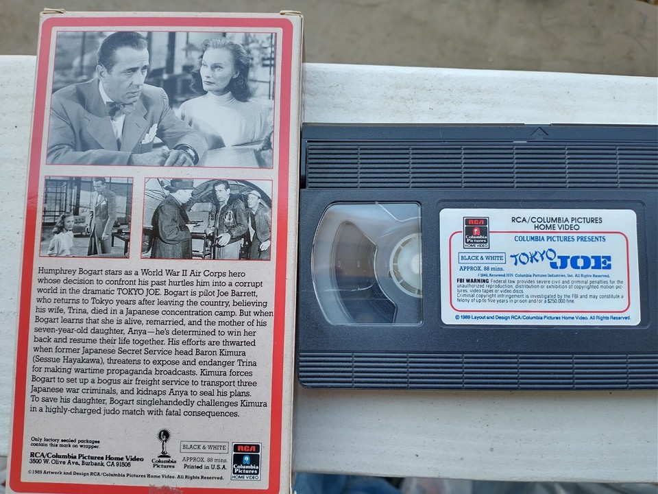 Tokyo Joe VHS Humphrey Bogart Columbia Pictures 43396620070| eBay