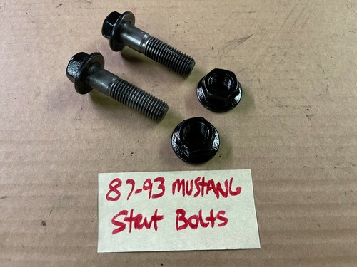 87-93 Ford Mustang Front Spindle Strut Bolts & Nuts Factory 10.9 ...