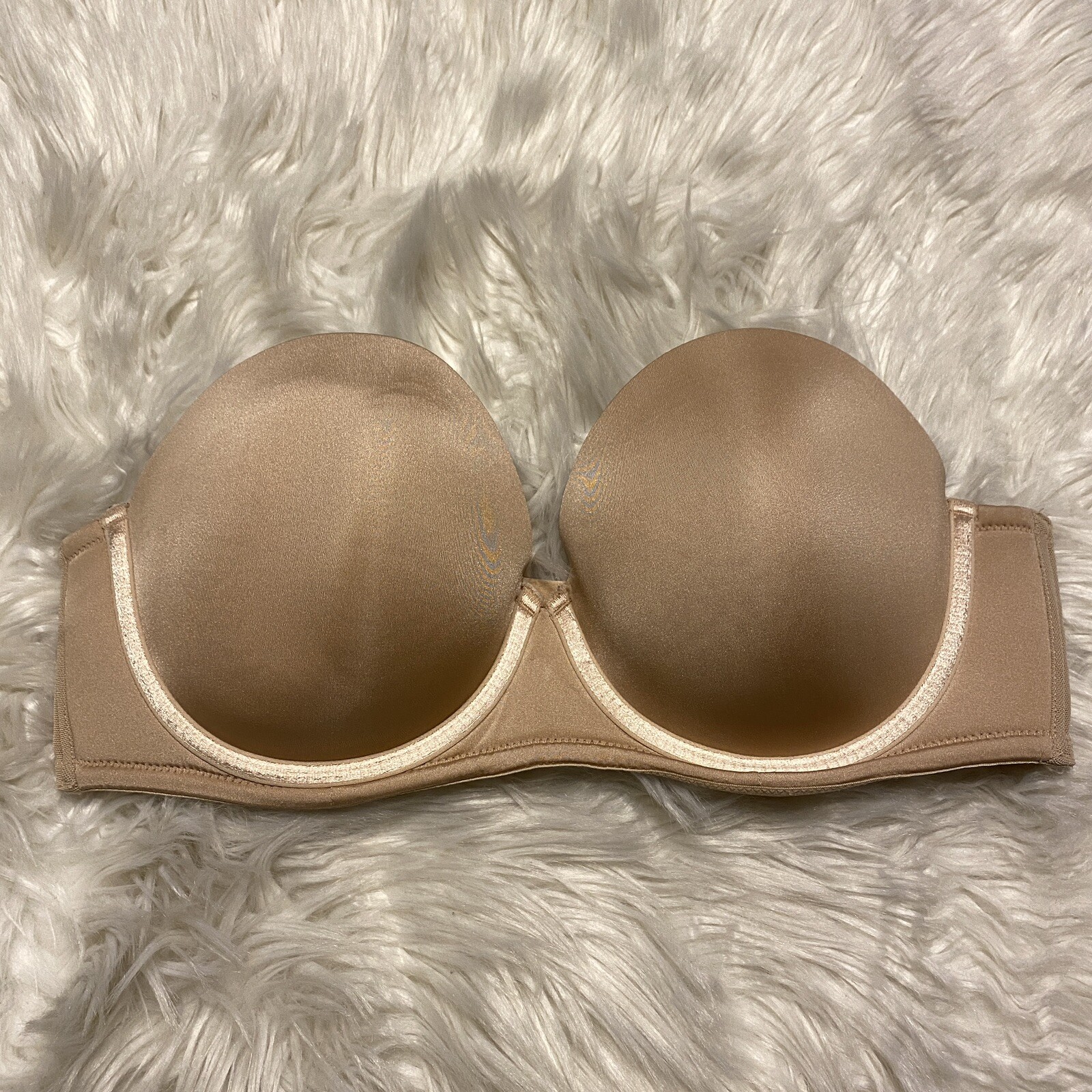 Paramour 38C Bra Tan Marvelous Contour Full Figure St… - Gem