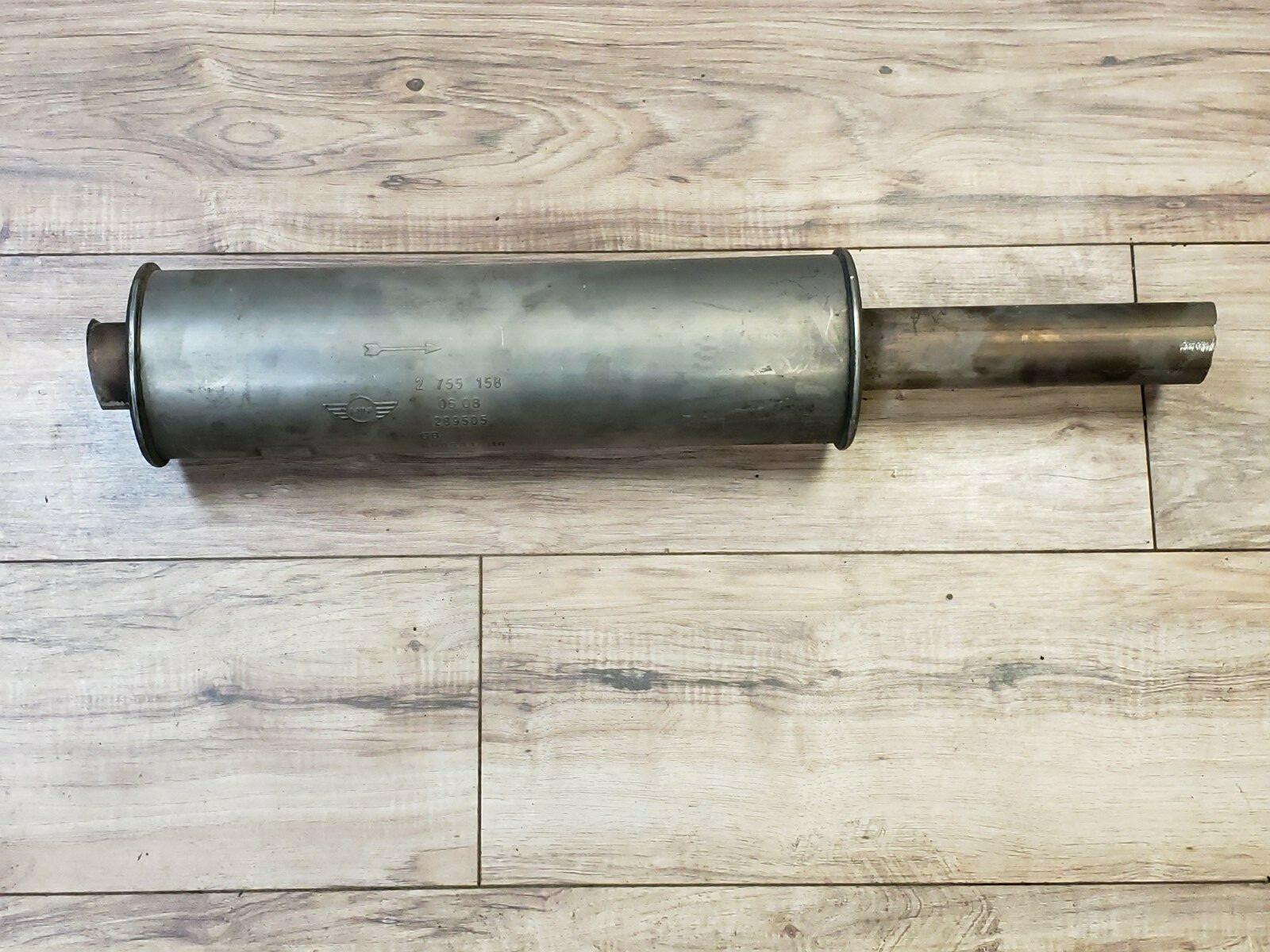 08 MINI Cooper Clubman R55 Exhaust Resonator Pipe Assembly 2755158 for ...