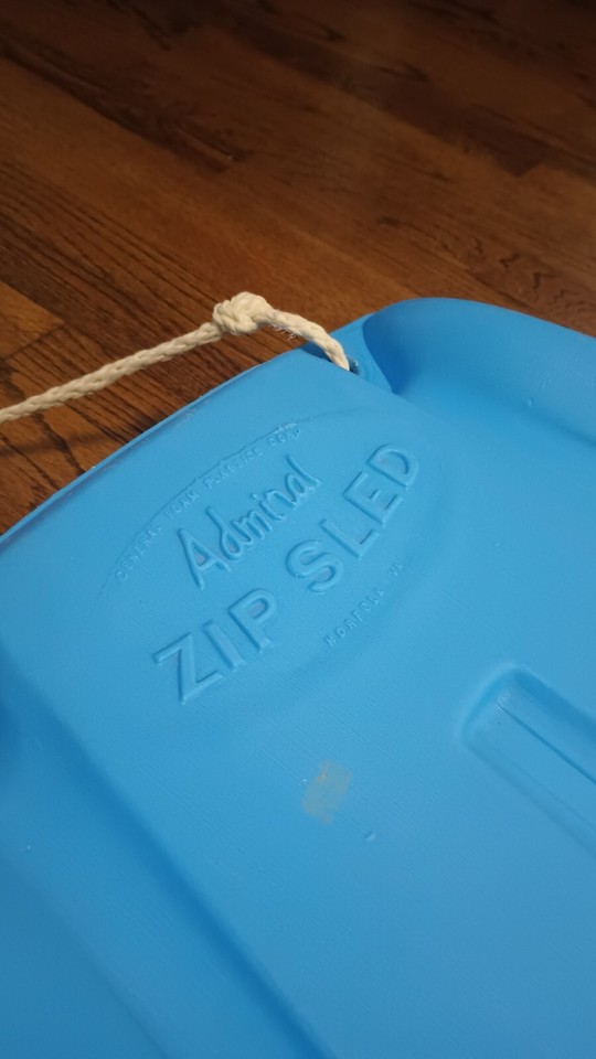 Vintage Admiral Zip Sled ** RARE HTF ** | eBay
