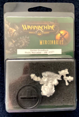 Warmachine Mercenaries Gorten Grundbak Rhulic Warcaster | eBay