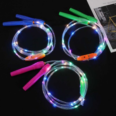 Night Training Fitness LED Luminous Skipping Rope Sports Jump Ropes | eBay
