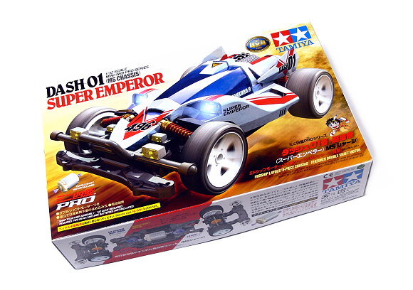 TAMIYA 18632 Model Mini 4WD Racing Car 1/32 DASH 01 SUPER EMPEROR (MS ...