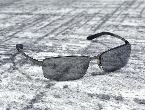 Ray-Ban Polarized Sunglasses RB 3217 004/82 58-15 Silver Metal Made In ...