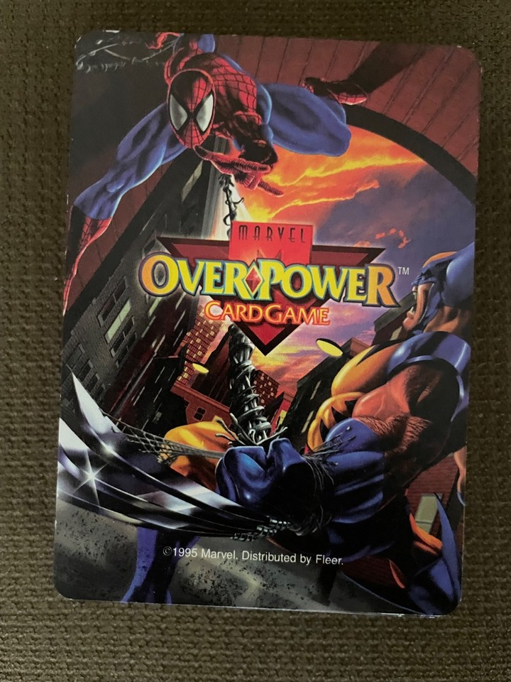 1995 Marvel Overpower card game lot, unsorted, 164 cards unplayed | eBay