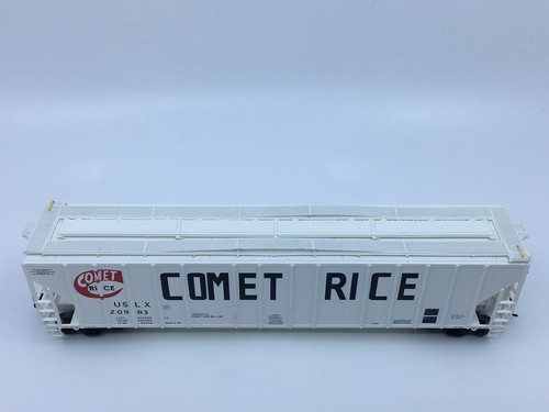 HO Walthers Proto Comet Rice 58’ Evans 4780 3-Bay Covered Hopper USLX ...
