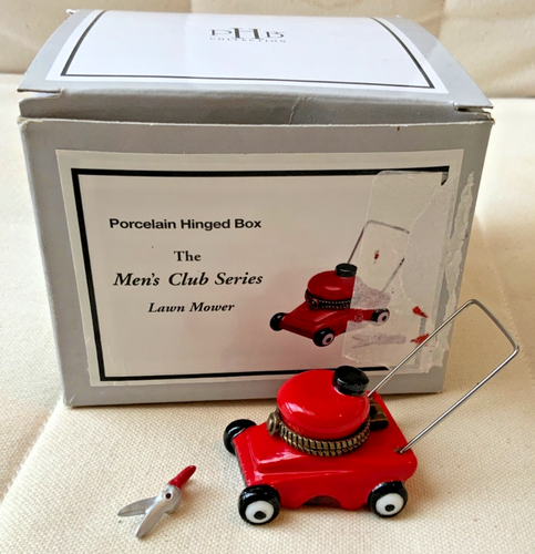 PHB-Porcelain Hinged Box Lot of 5 - Lawn Mower + 4 Others | eBay