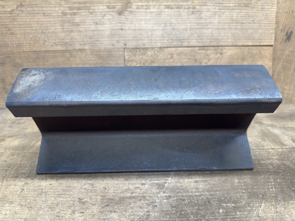 12 1/8 " Steel Railroad Rail Train track Anvil Collectible Blacksmith ...