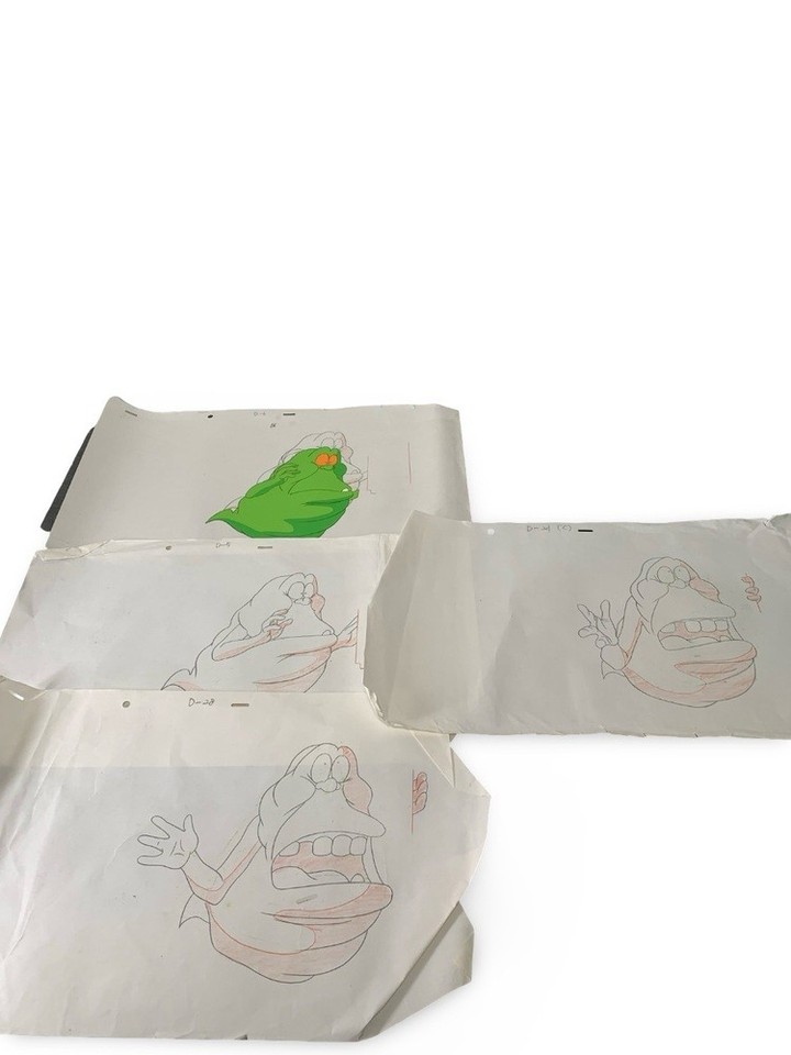 Set of 40 The Real Ghostbusters Original Production Animation Cels ...