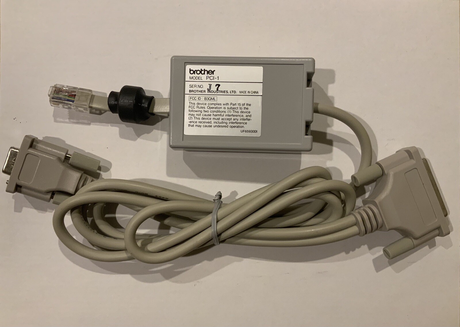 Brother PCI-1 PC To Fax Cable - NEW In Box | eBay