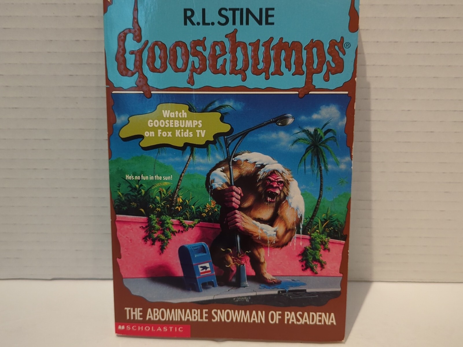 Goosebumps The Abominable Snowman of Pasadena RL Stine Book#38 ...