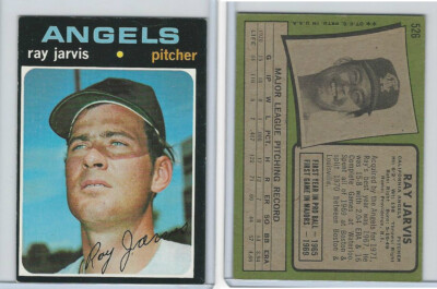 1971 Topps Baseball, #526 Ray Jarvis, California Angels | eBay