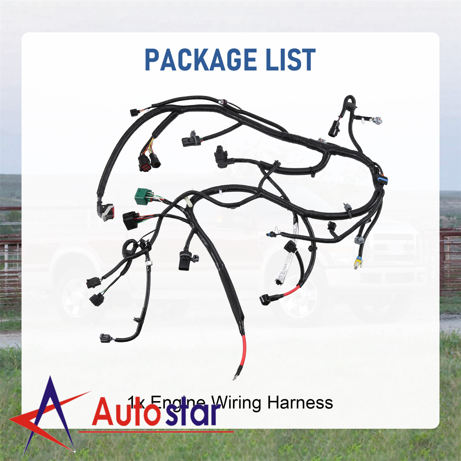 Engines Wiring Harness For 6.0L V8 Super Duty 9-23-03 & After ...