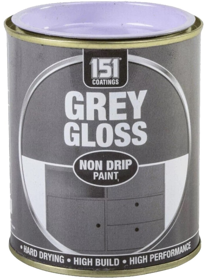 New Gloss Finish Non Drip Paint Tin Exterior Interior Hard Drying 300ml ...