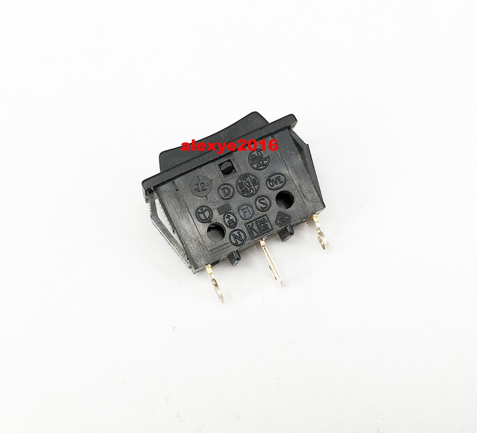 T120 B1.. Rocker Switch 3 Pins 3 Positions Maintained 16A 250VAC 20A ...