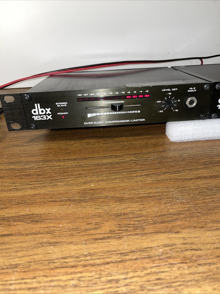 Pair of DBX 163X Over Easy Compressor / Limiters | eBay
