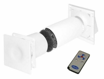Single Room Heat Recovery Kit with Remote Controller / Wall Extractor ...