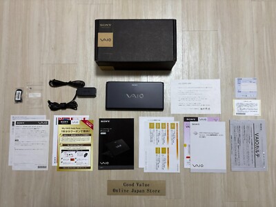 Sony Vaio Type P VPCP11AKJ Black Atom Z550 Windows 7 Home RAM 2GB SSD ...