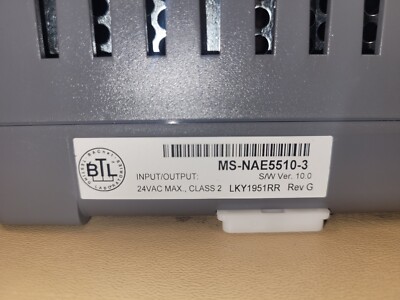 Controls - Metasys Nae