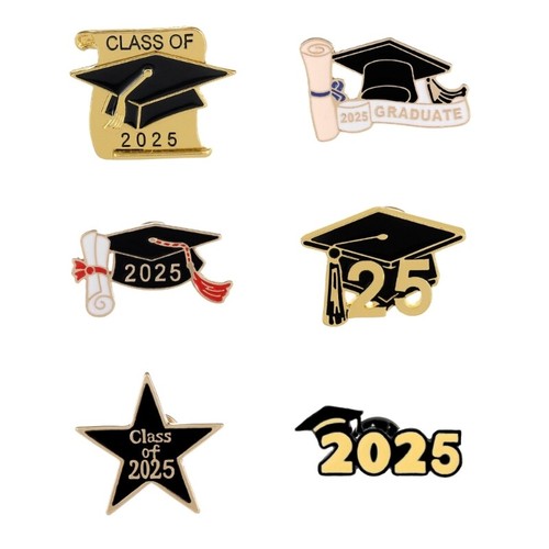 Elegant Graduation Caps Brooch Symbolizing Achievement and Honors for ...