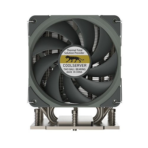 AMD SP5 CPU Heat Sink 4U H13SSL mz33-ar0 EPYC 9004 Fan Mute Dual Fan ...