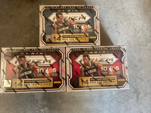 2020-21 Panini Prizm NBA Basketball Target Exclusive Red Ice Mega Box ...
