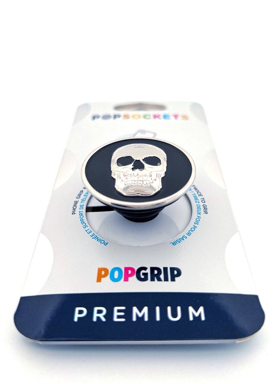 PopSockets Premium Enamel Metal Cranium Skull PopSocket Pop Socket ...