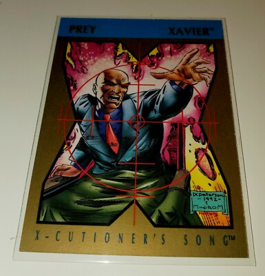 1992 Skybox Marvel Stryfe's Strike File X-cutioner's Song Xavier | eBay
