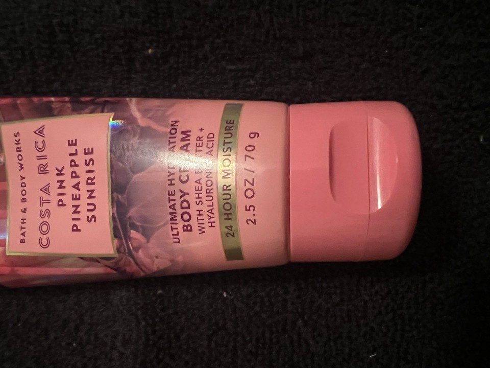 Bath & Bodyworks Travel Size Body Cream 2.5 Oz Costa Rica Pink ...
