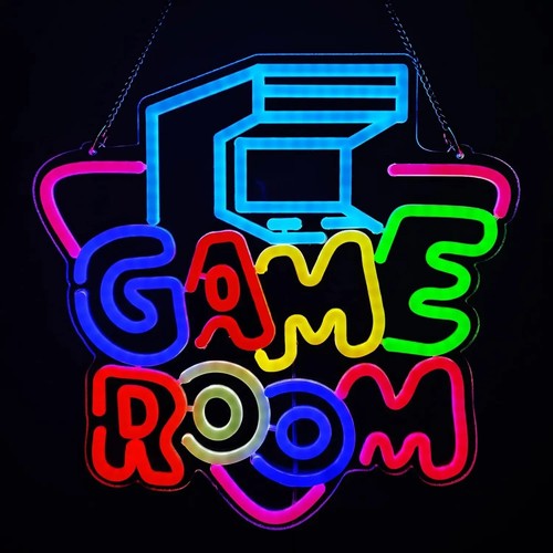 Game Room Neon Sign LED Neon Light for Wall Decor USB Powered for ...