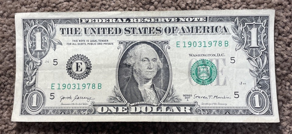 19-03-1978 Birthday/Anniversary Tomb Note Fancy Serial Number $1 One ...