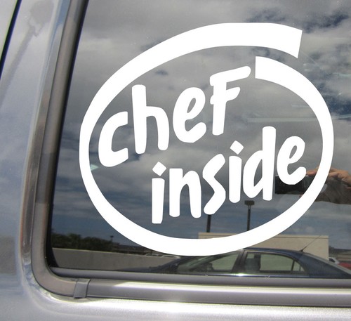 Chef Inside - Professional Cook Car Bumper Window Vinyl Decal Sticker ...