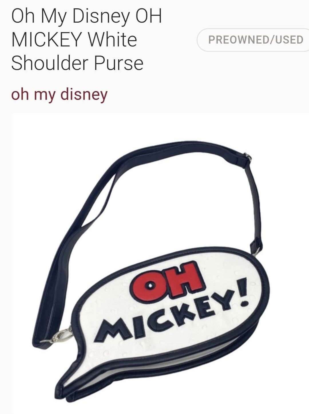 DISNEY...OH MY DISNEY....OH MICKEY!....SHOULDER STRAP… - Gem