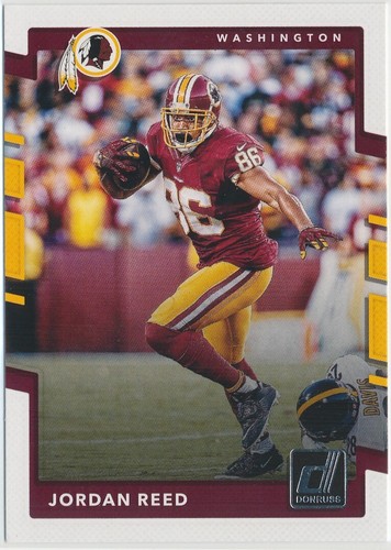 Jordan Reed - Washington Redskins - 2017 Panini Donruss Football - Base ...