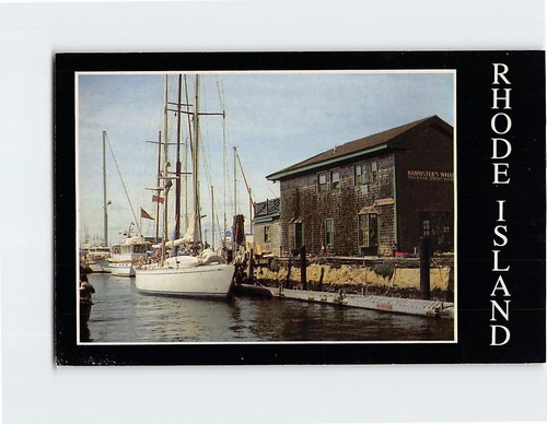 Postcard Harbor Scene The Ocean State Rhode Island USA | eBay