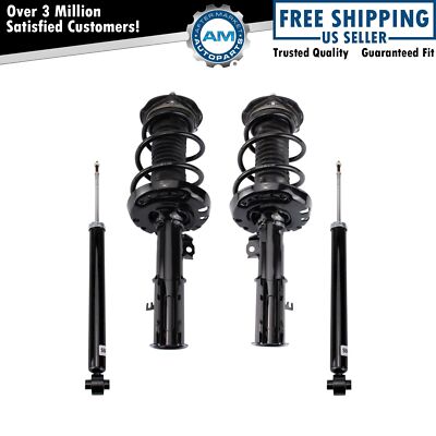 Front Complete Struts & Rear Shocks Kit Fits 2016-2019 Chevrolet Cruze ...