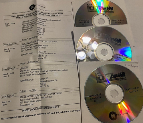 6/23/12 CMT COUNTDOWN USA CO-HOST LUKE BRYAN; BRANTLEY GILBERT; JOSH ...