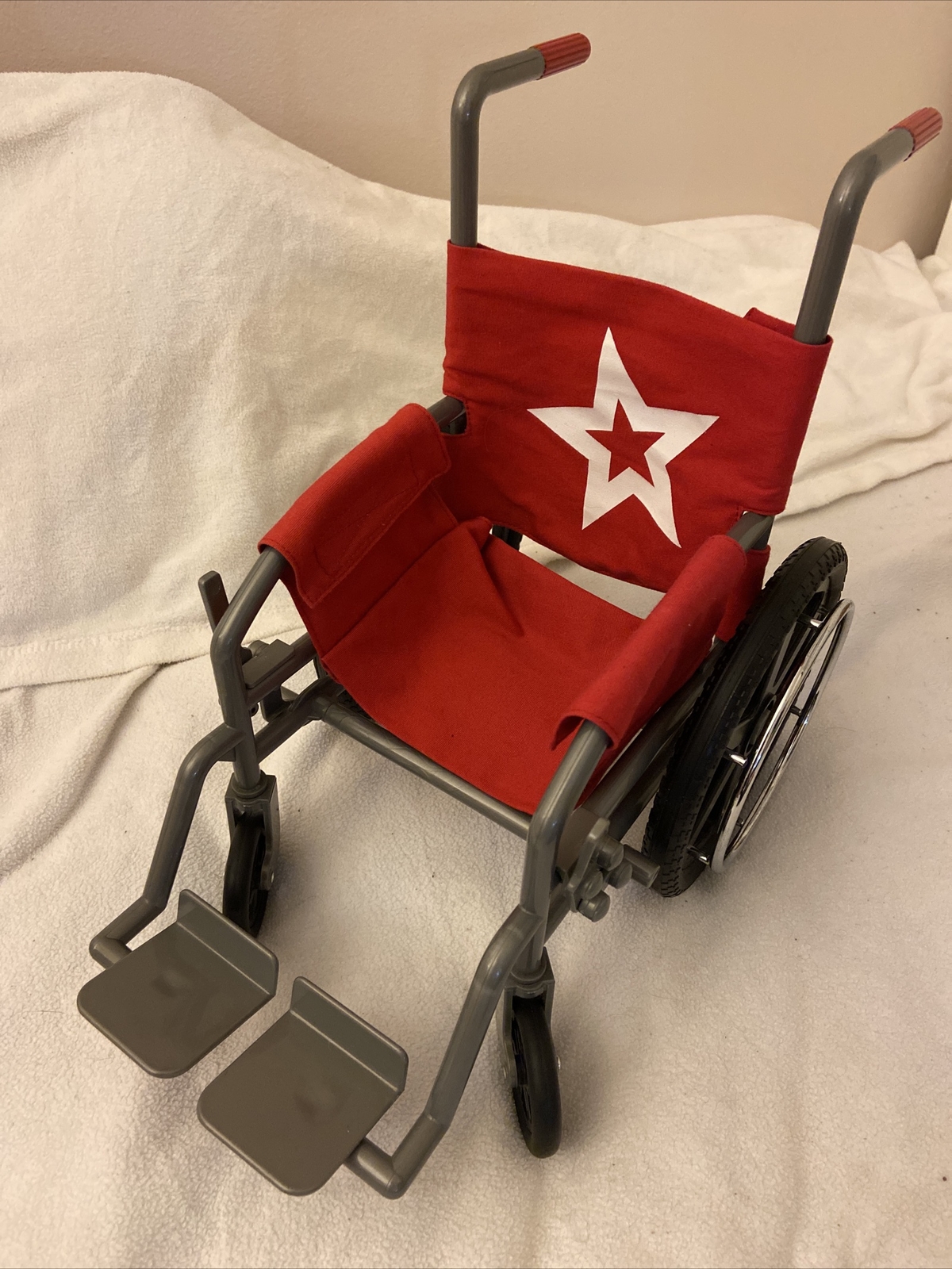 American Girl Wheelchair Berry Red Dolls Retired AG Accessories for 18 ...