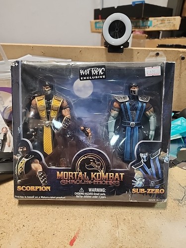 Mortal Combat Shaolin Monks Scorpian Subzero Figures Hot Topic ...